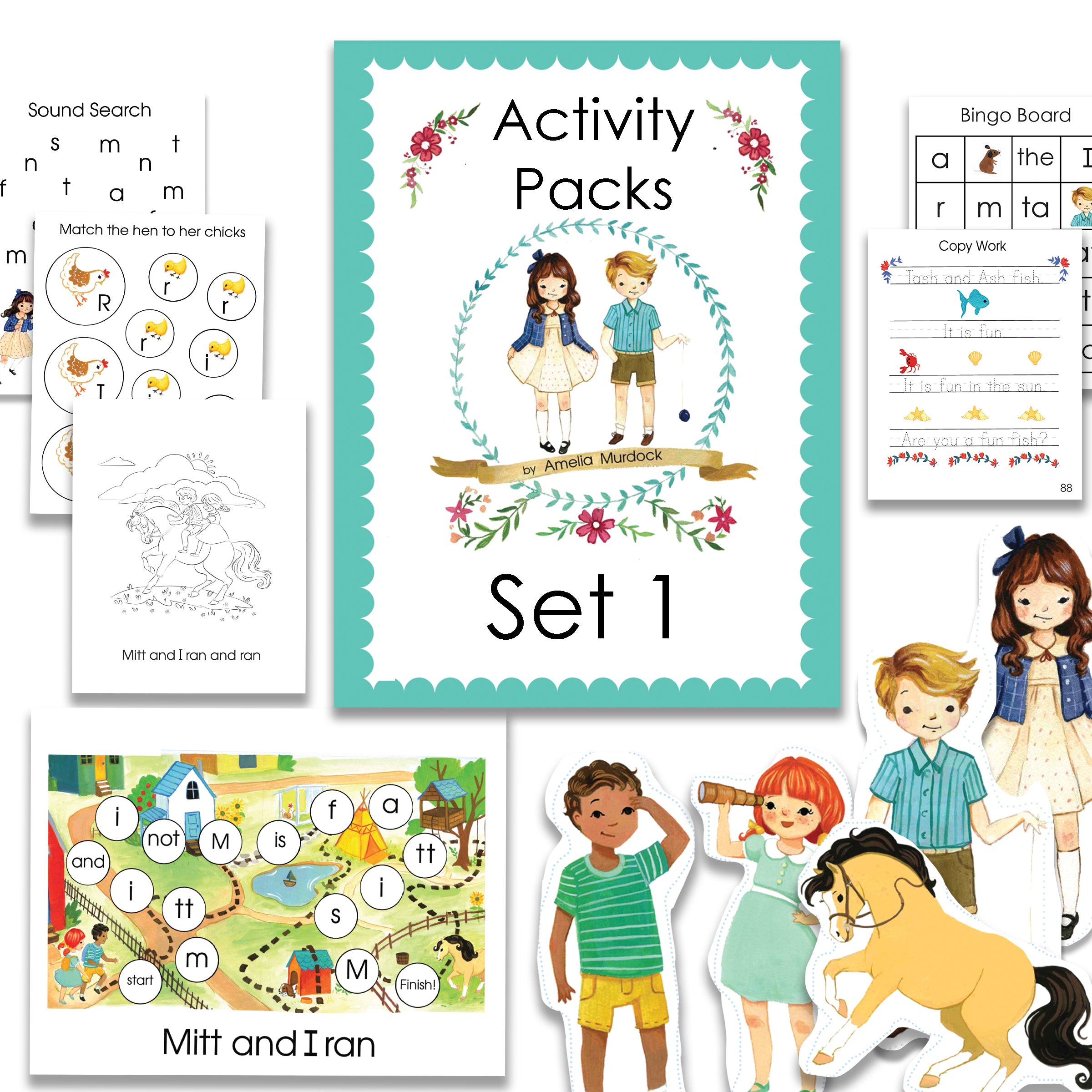 Reading Activity Pack Level 1: PRINTED VERSION | Dash Into Learning