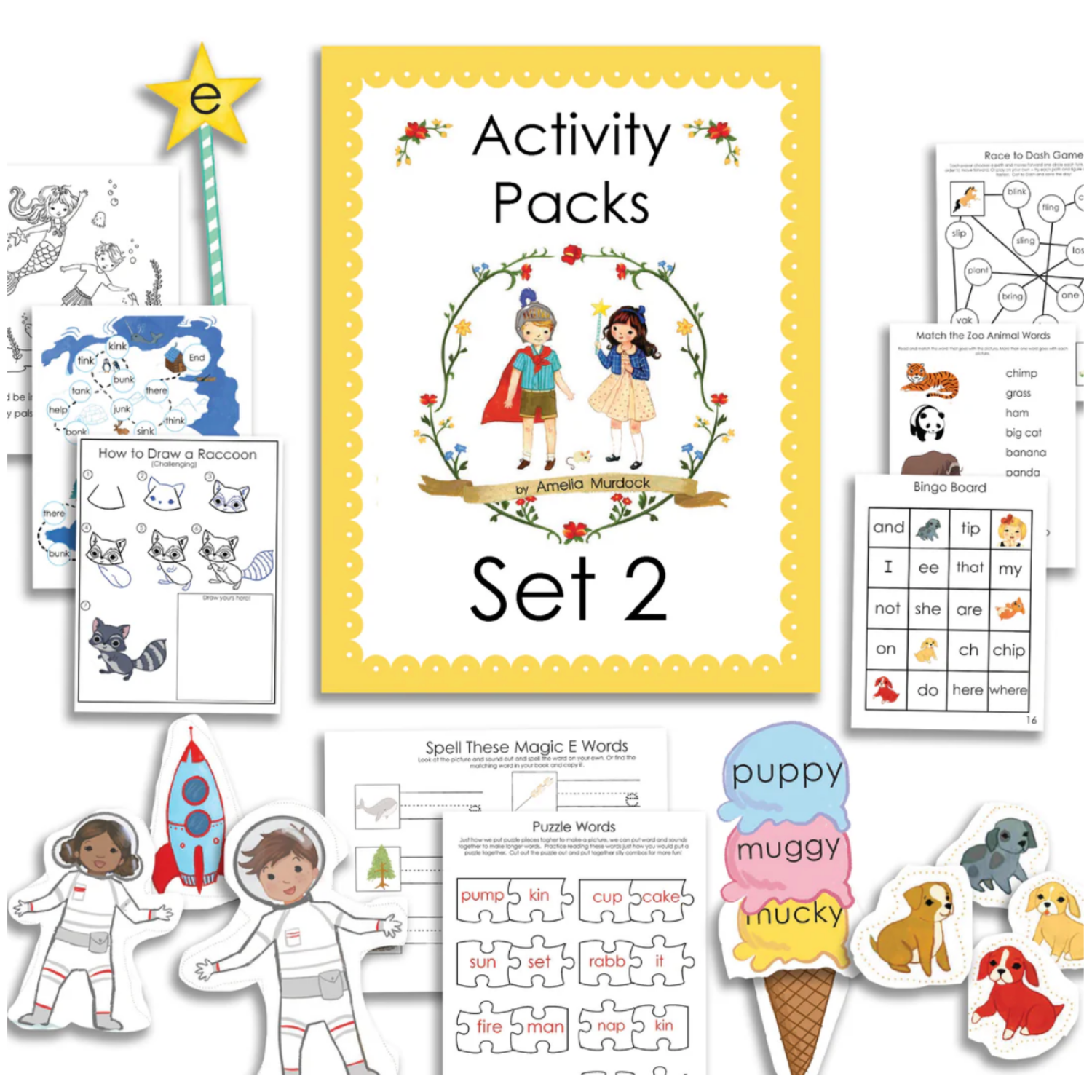 Reading Activity Pack Level 2: PRINTED VERSION | Dash Into Learning