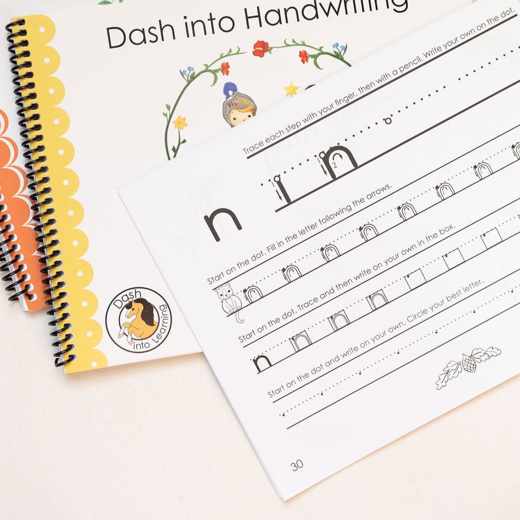 Handwriting Homeschool (Book 1/3) | Dash Into Handwriting | Dash Into ...