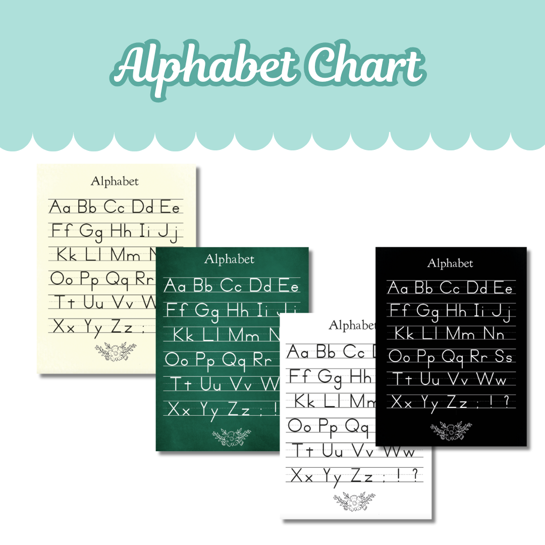 Alphabet Chart FREEBIE! | Dash Into Learning