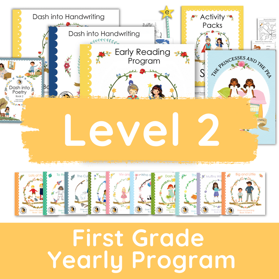 Full Year Dash Homeschool Program: Level 2 (First Grade) | Dash Into Learning