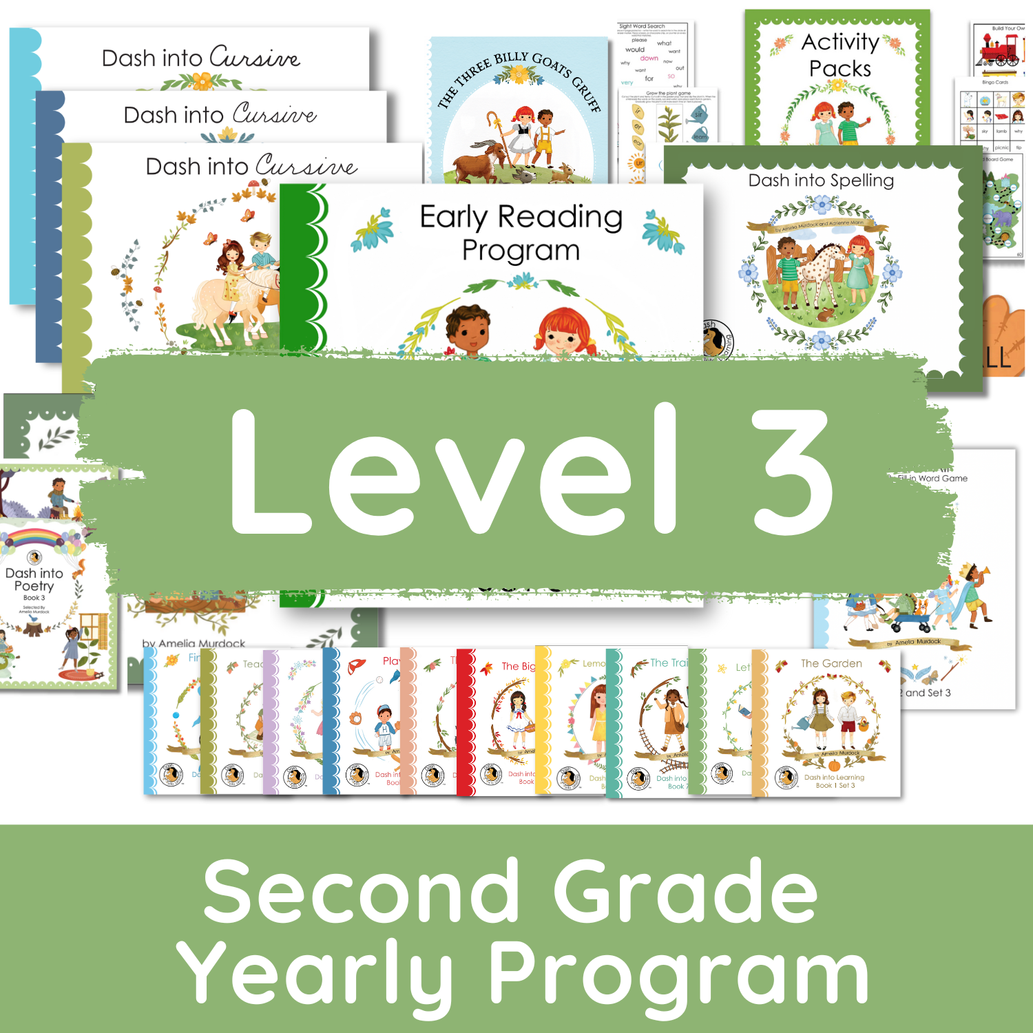 Full Year Dash Homeschool Program: Level 3 (2nd Grade) | Dash Into Learning