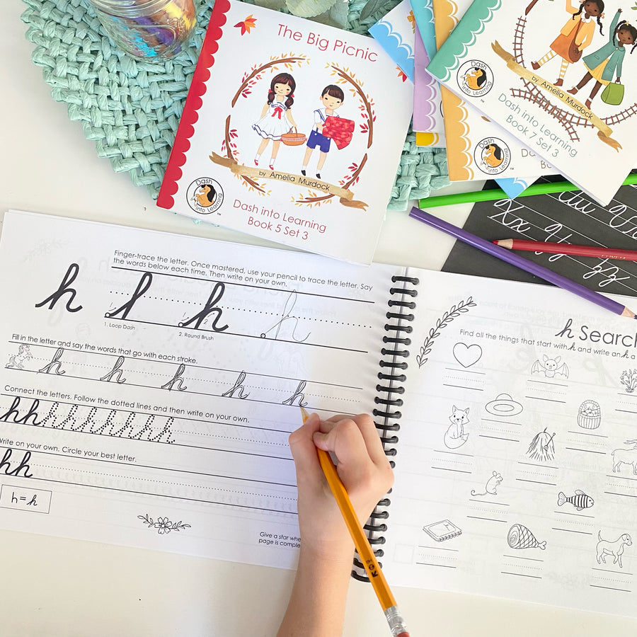 Cursive Homeschool (Book 1/3) | Dash Into Cursive | Dash Into Learning
