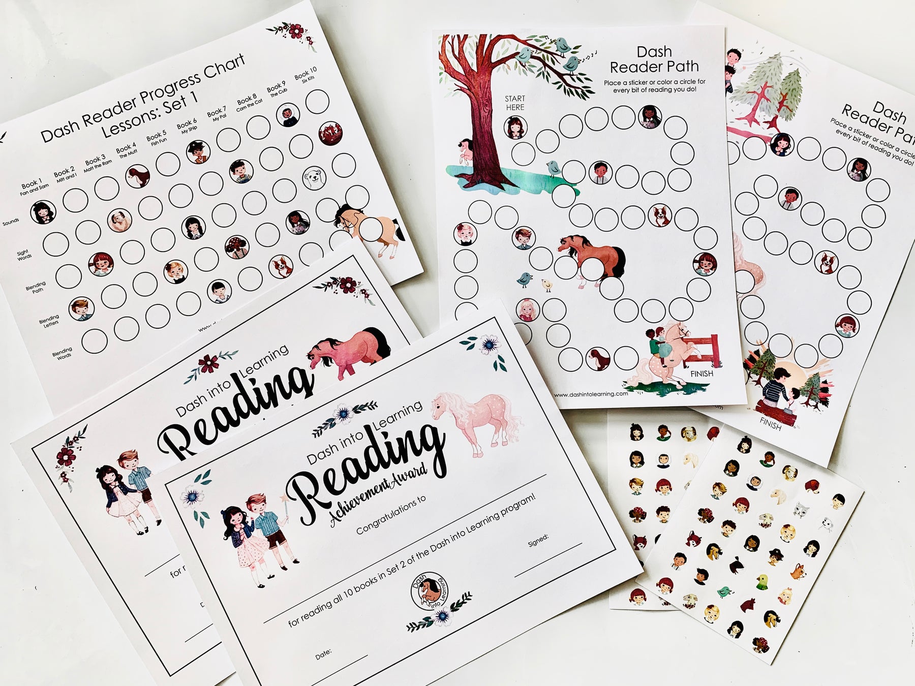 Reading Achievement Pack: PDF | Dash Into Reading | Dash Into Learning