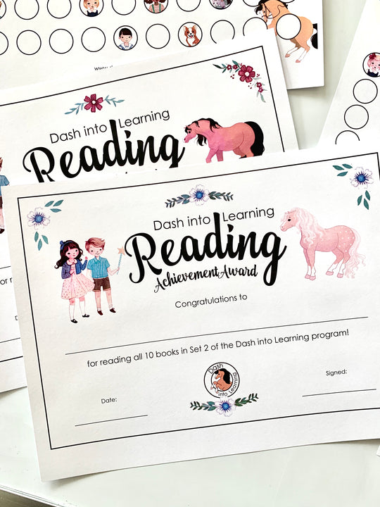 Reading Achievement Pack: PDF | Dash Into Reading | Dash Into Learning